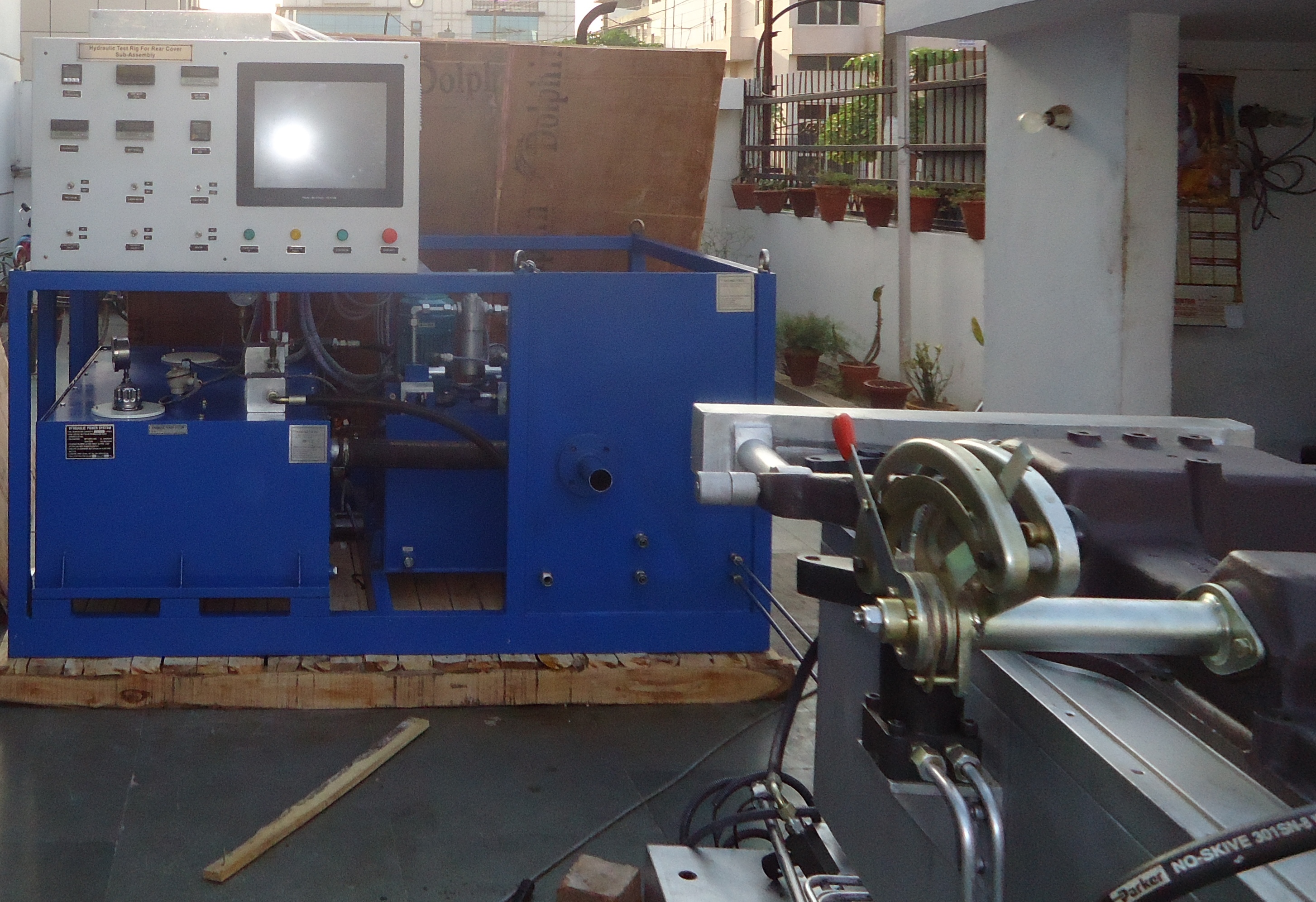 Hydraulic Test Rig Of Rear Cover Sub Assembly